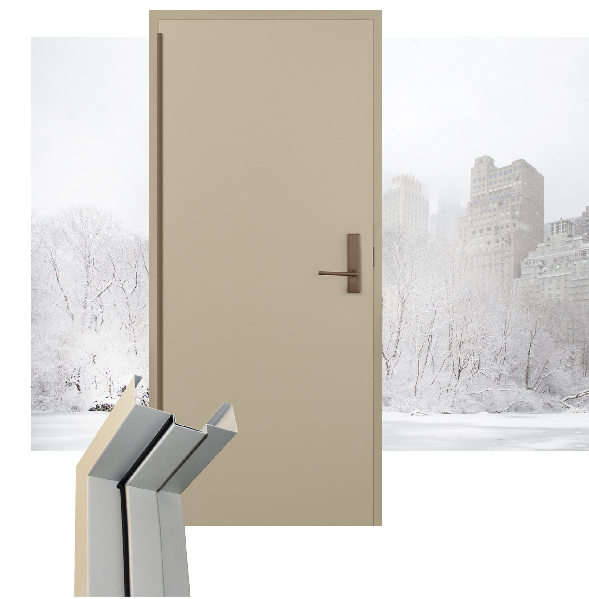 Trio-E Energy Efficient Steel Stiffened Door | Pioneer Industries